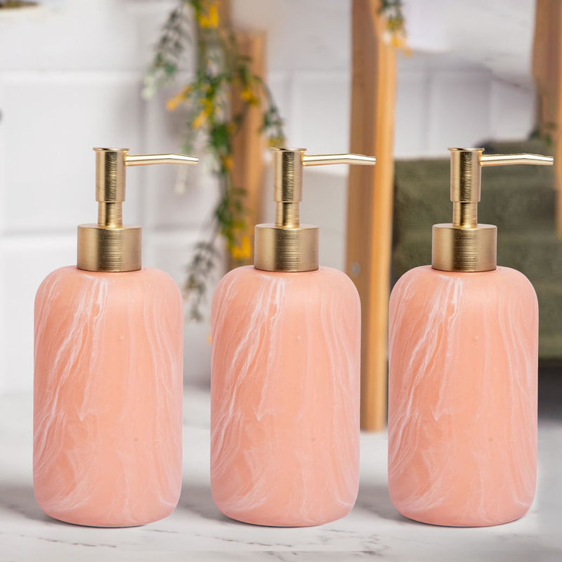 Buy Anko Pink Resin Soap Dispenser- 3Pcs Online