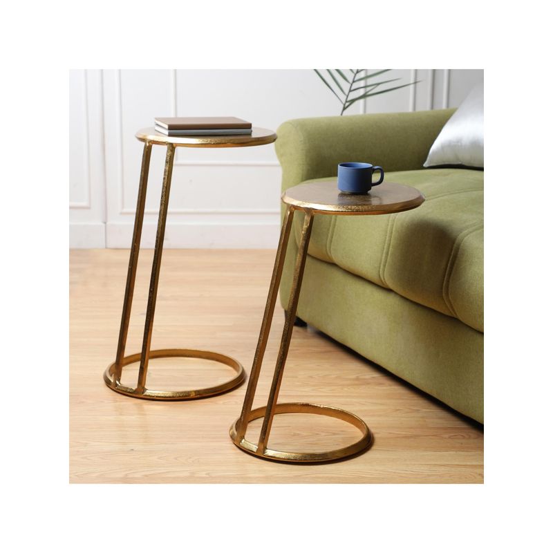 Buy De Maison Decor Slanted Nesting Tables By Decor De Maison In Raw ...