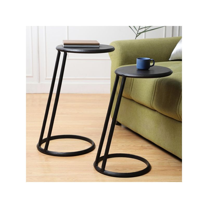 Buy De Maison Decor Slanted Nesting Tables By Decor De Maison In Raw ...