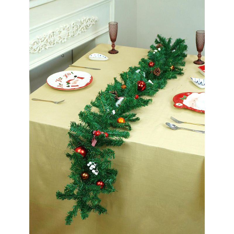 Buy Little Surprise Box Bushy Deep Green Christmas Garland For Home And ...