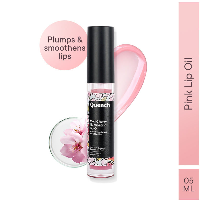 Buy Quench Illuminating Korean Tinted Lip Oil (Pink) Online