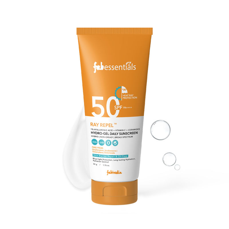 Buy Fabindia Fabessentials Hyaluronic Acid & Vitamin C Ray Repel Hydro ...