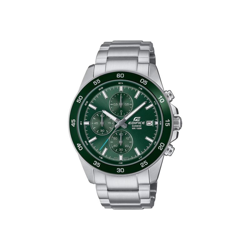 Buy Casio Men Edifice Green Dial Analog Stainless Steel Watch - EFR ...