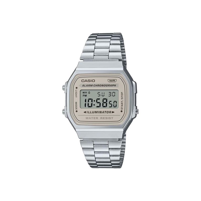 Buy Casio Unisex Vintage Beige Dial Digital Watch - A168WA-8AYDF (M) Online
