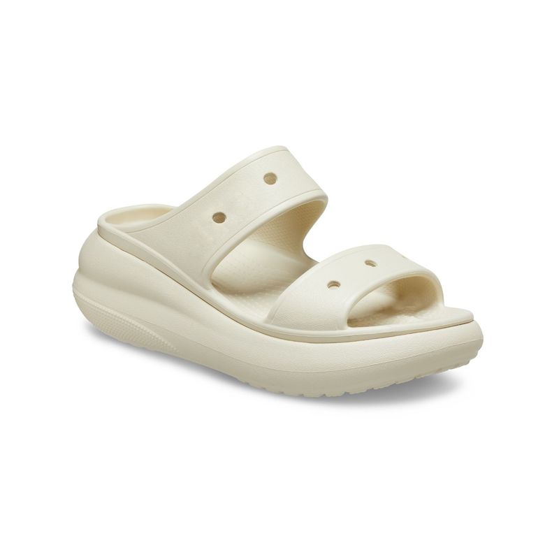 Buy Crocs Unisex Cream Sliders Online