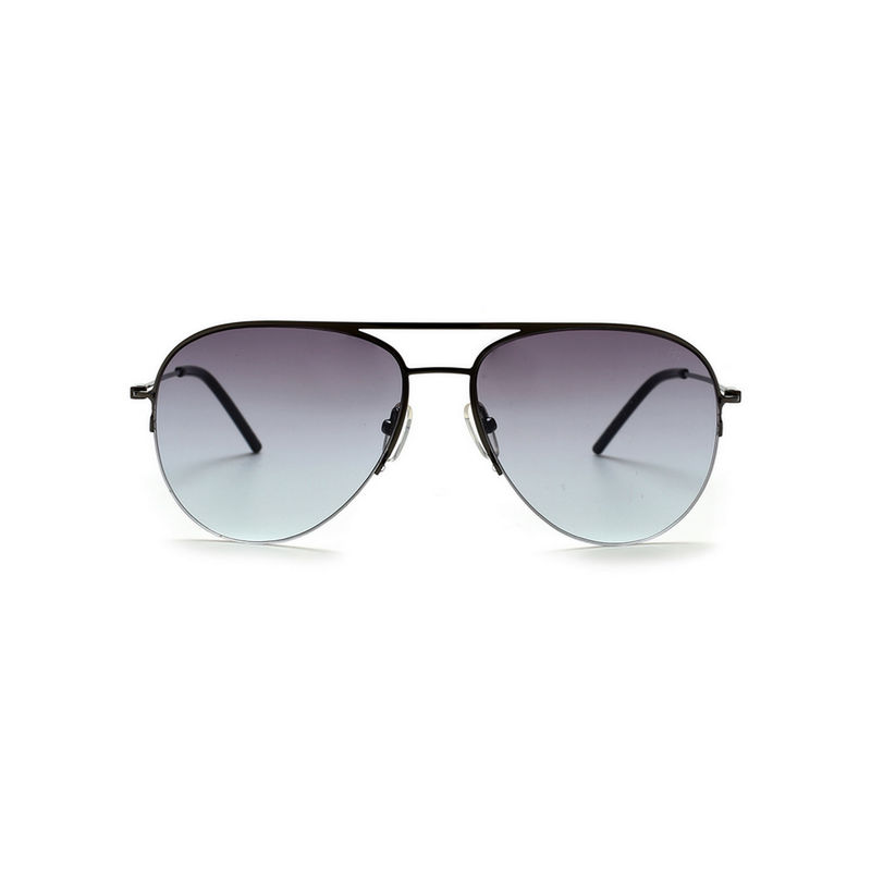 Buy French Connection Green Gradient Lens Aviator Sunglass Half Rim ...