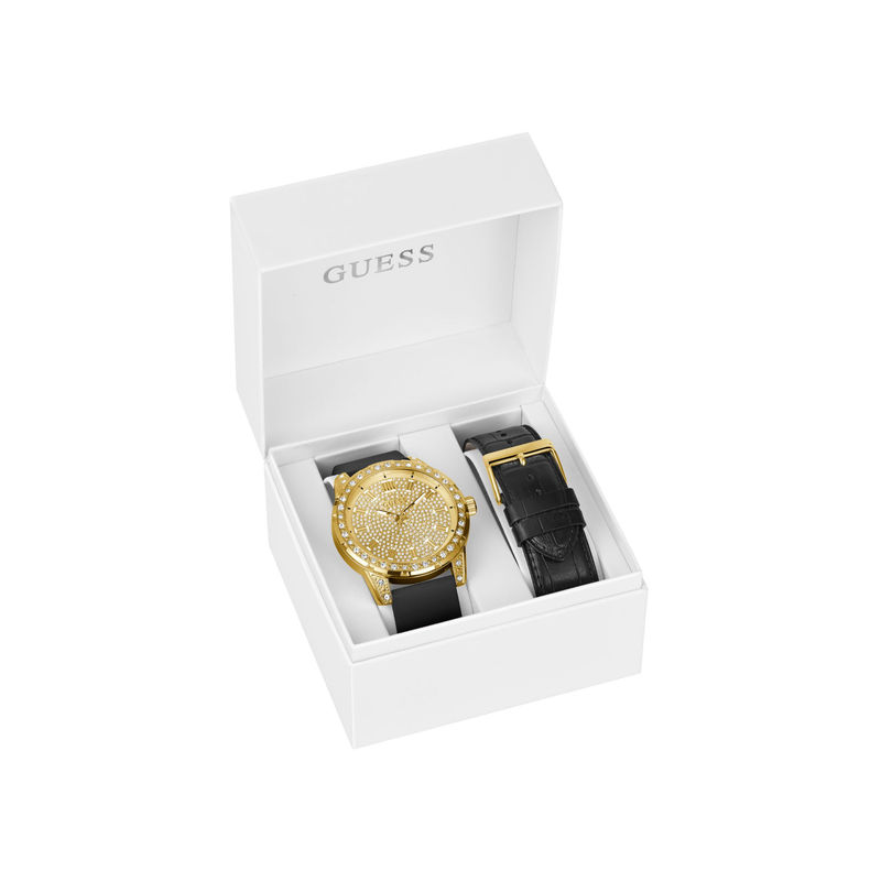 Buy Guess Men Box Sets Gold Dial Analog Watch - U1436G1M (M) Online