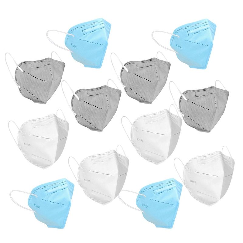 Buy Fabula Pack of 12 KN95/N95 Anti-Pollution Reusable 5 Layer Mask ...