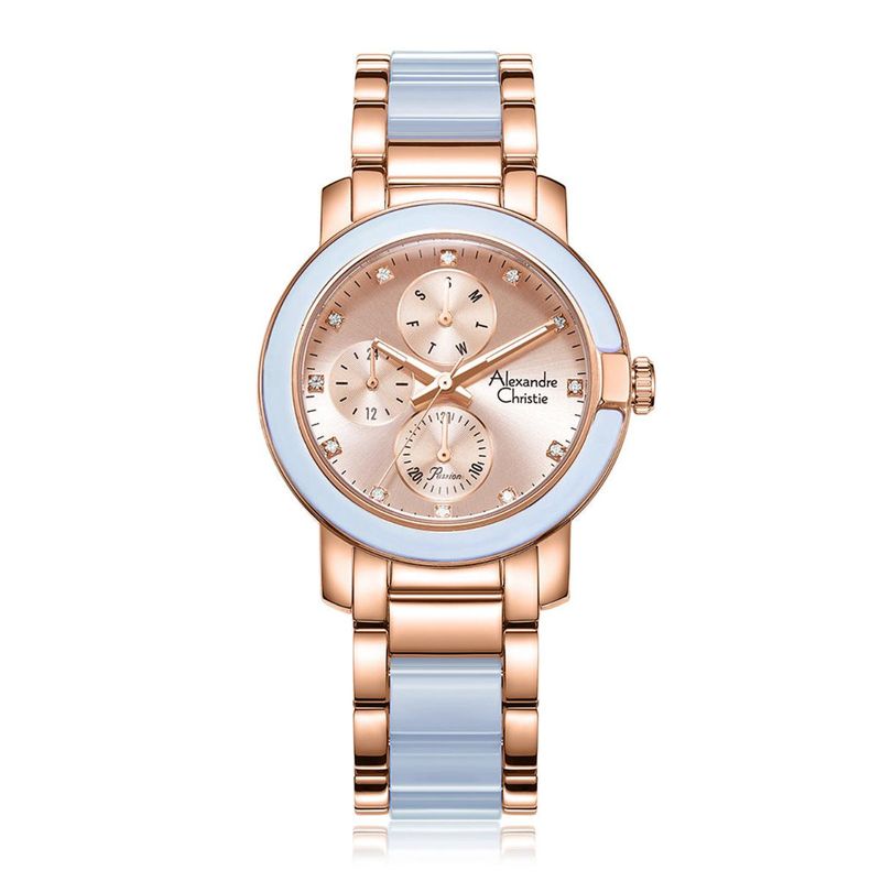 Buy Alexandre Christie AC 2993 BFB Multi Function Watch For Women ...