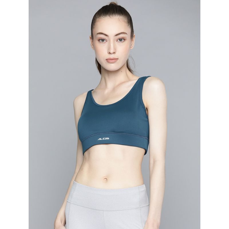 Buy Alcis Teal Full Coverage Sports Bra Online