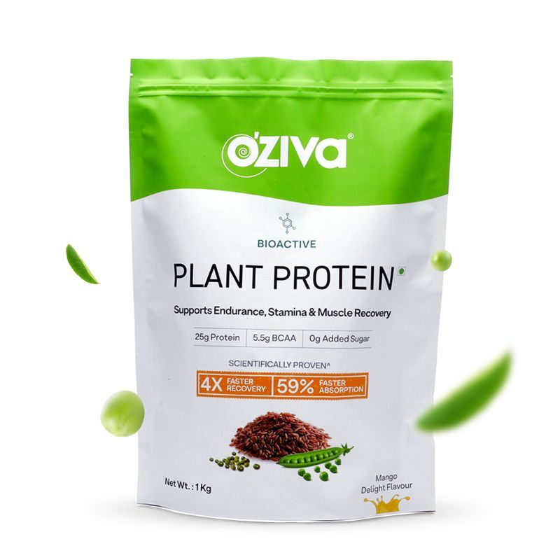 Oziva Bioactive Plant Protein (25g Vegan Protein) For Endurance ...