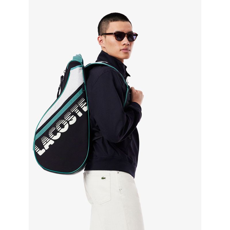 Buy Lacoste Black Large Brewen Racket Backpack Online