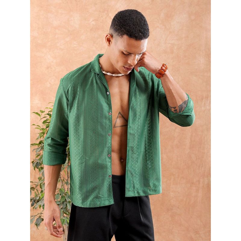 Buy The Indian Garage Co Men's Relaxed Fit Solid Shirt Online