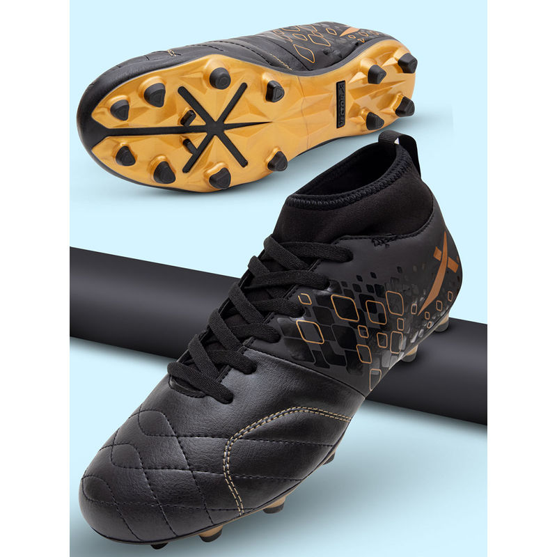 Buy Vector X Unisex Studded Blaze 5.0 Pro Football Shoes Black Online