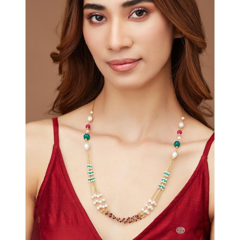Buy Fabindia Multi-Color Long Necklace Online