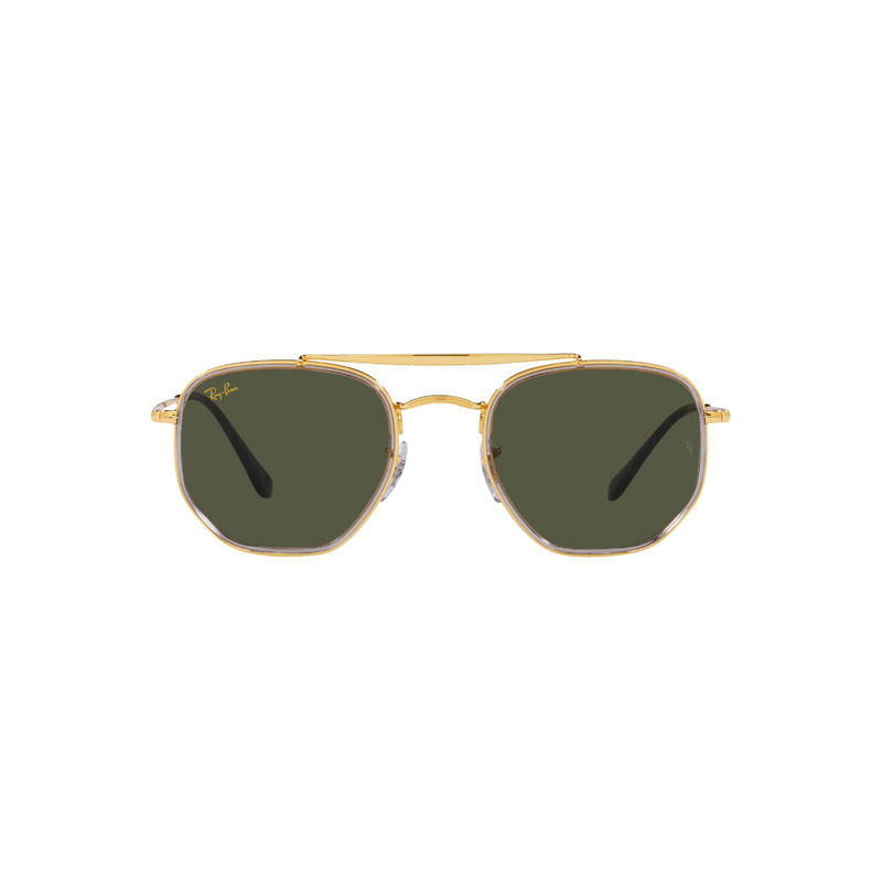 Buy Ray-Ban Legend Gold Sunglasses (0RB3648M-Irregular-Gold Frame-Green ...