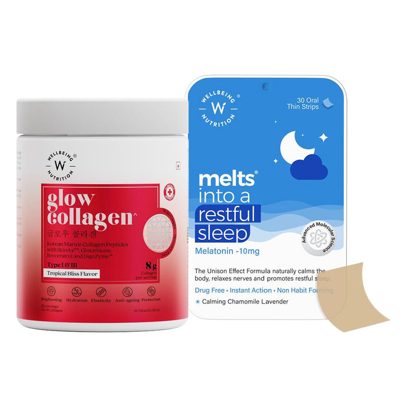 Buy Wellbeing Nutrition Glow & Snooze Set Combo Online