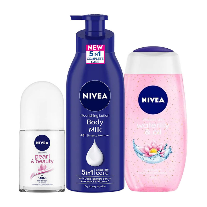 Buy NIVEA Bestselling Bath And Body Combo Online