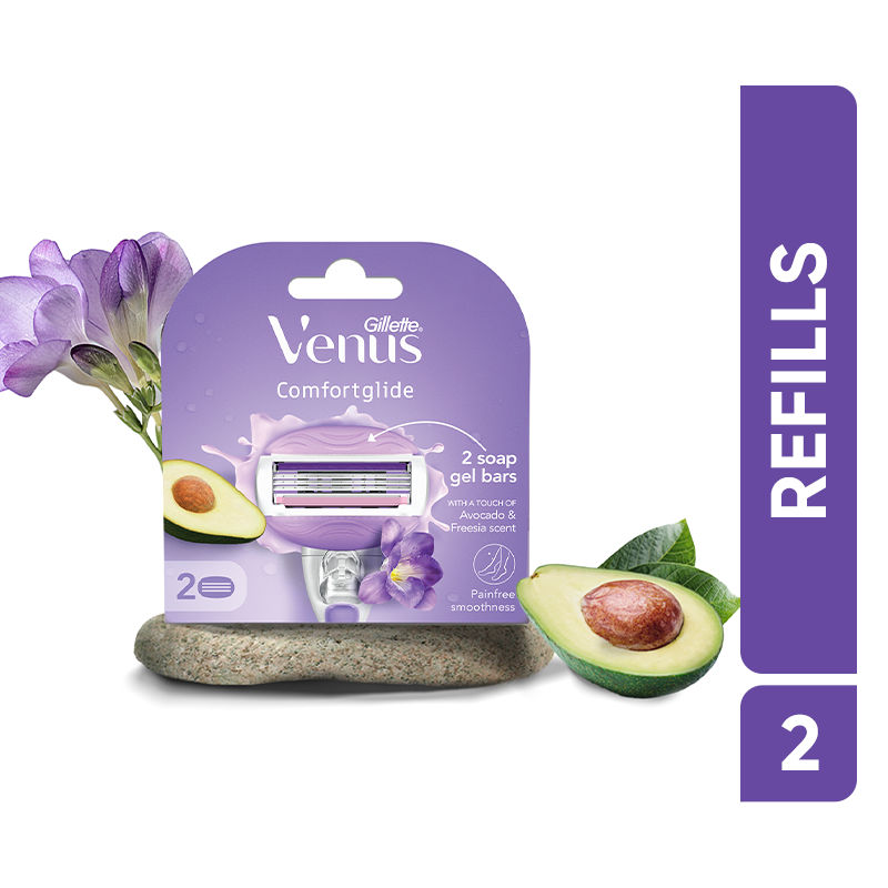 Buy Gillette Venus Comfortglide Razor Blades - 2 Pieces Online
