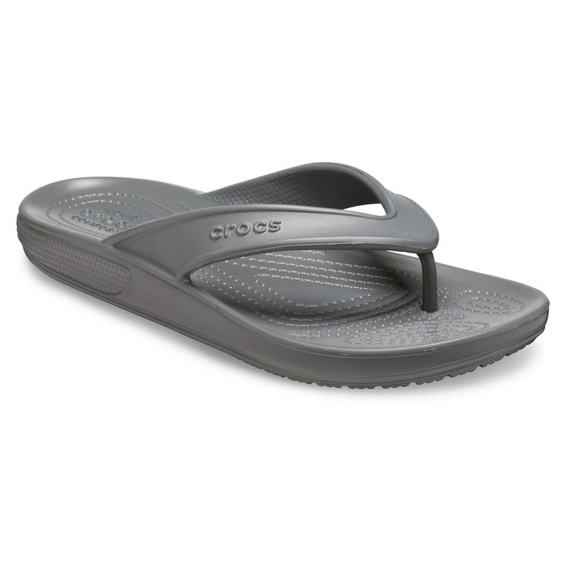 Crocs Classic Grey Unisex Flipflop: Buy Crocs Classic Grey Unisex ...