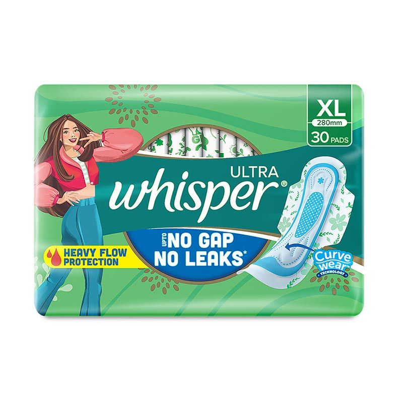 Buy Whisper Ultra Clean Thin Sanitary Pads-hygiene & Comfort, Soft ...