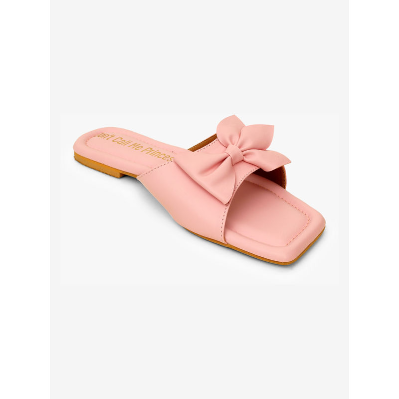 Don't Call Me Princess Samara Knot Pink Flats: Buy Don't Call Me ...
