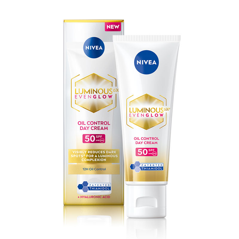 Buy NIVEA Luminous Even Glow Oil Control Day Cream SPF 50 Online