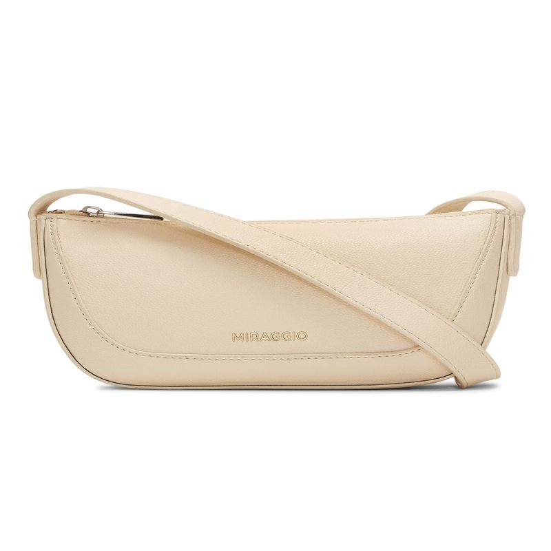 Buy MIRAGGIO Freya Ivory Shoulder Bag Online