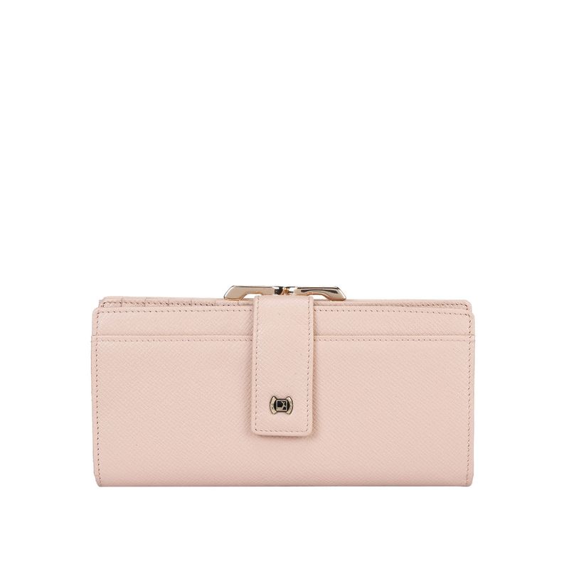 Buy Da Milano Genuine Leather Pink Ladies Wallet Online