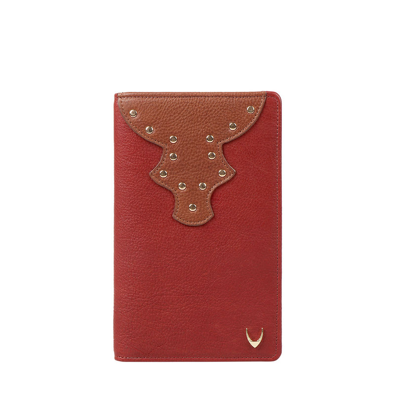 Buy Hidesign 345-031F Ph (Rf) Red Leather Women's Passport Holder Online