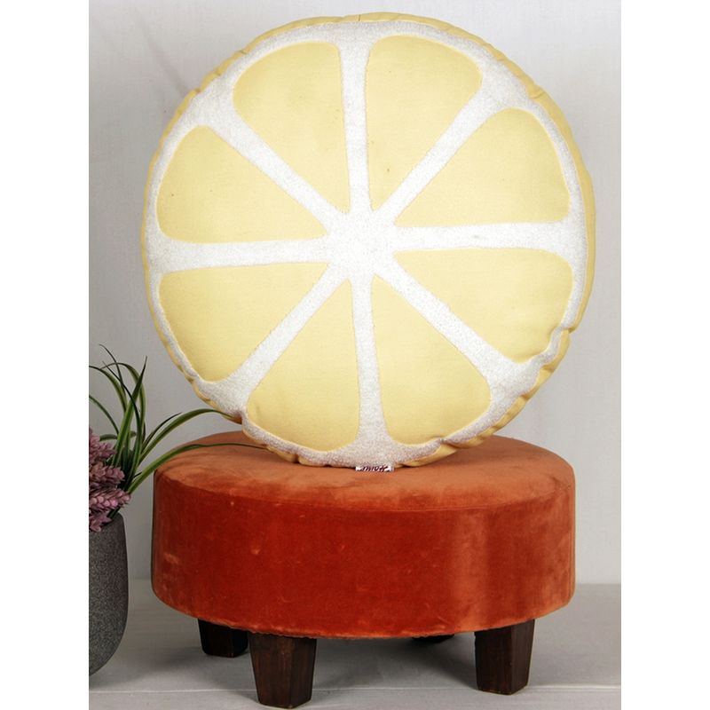 Buy Sivya by Home Micro Filled Lemonish Shaped Cushion for kids 16x16 ...