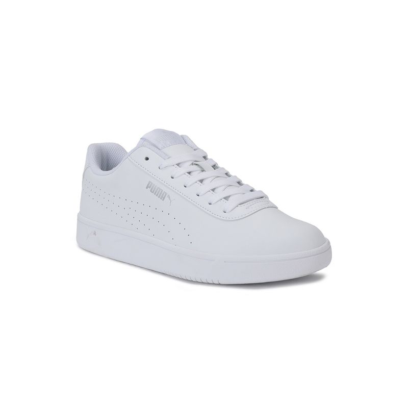 Buy Puma Court Pure Unisex White Sneakers Online