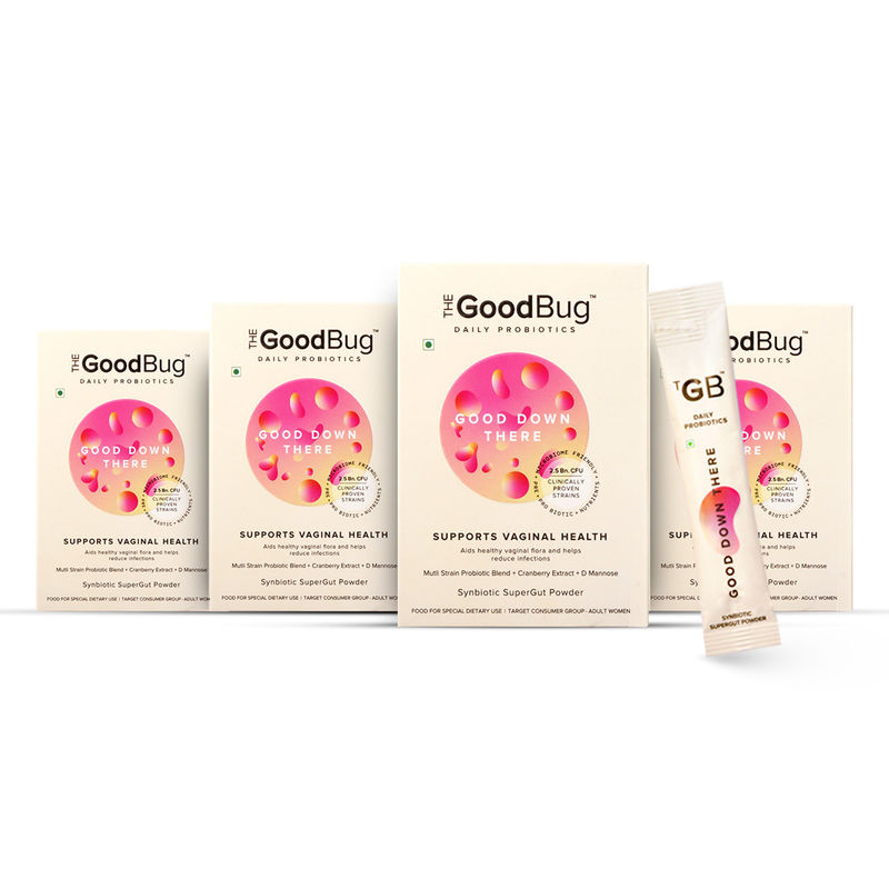 Buy The Good Bug Good Down There Supergut Powder (Pack Of 4) Online