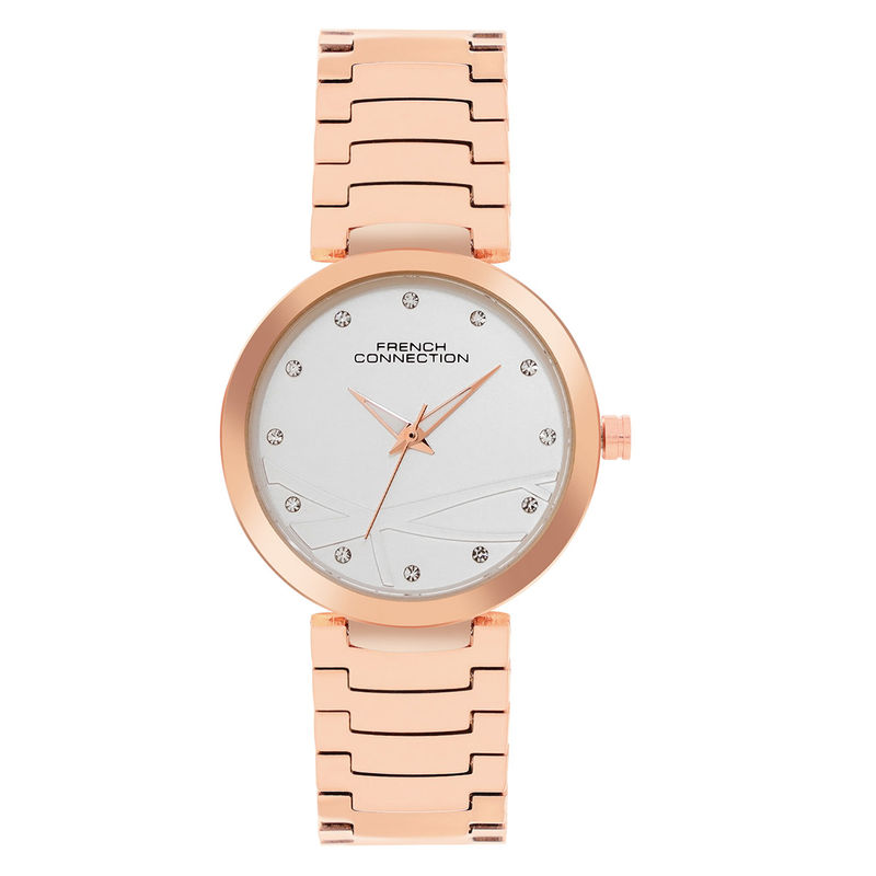 Buy French Connection Silver Dial Analog Watch for Women-FCN063RGM (M ...