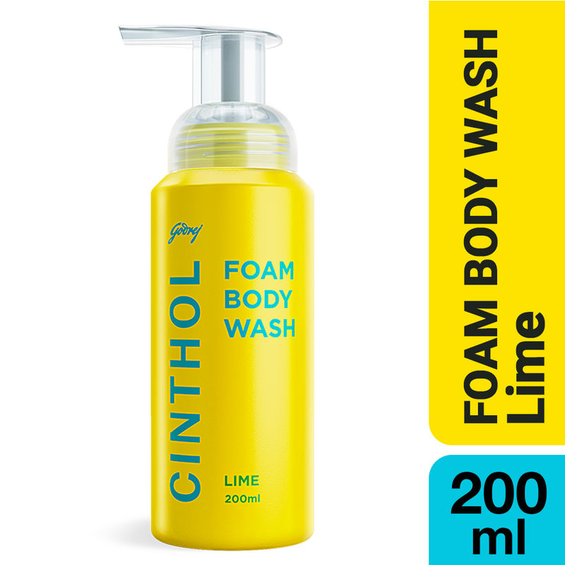 Buy Cinthol Lime Aqua Foaming Body Wash, Glycerin Shower Gel Refill Online