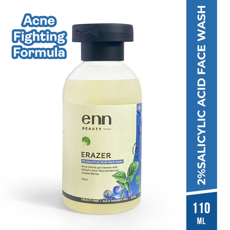 Buy ENN Acne Control Gel Cleanser, Face Wash With 2% Salicylic Acid ...