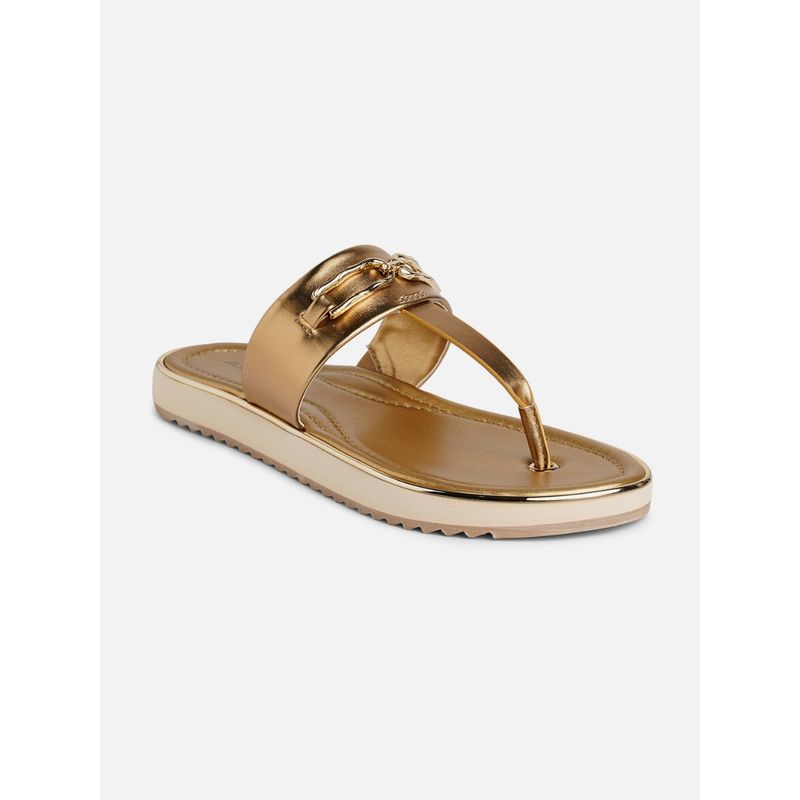 Buy Aldo Eva Gold Sandals for Women Online
