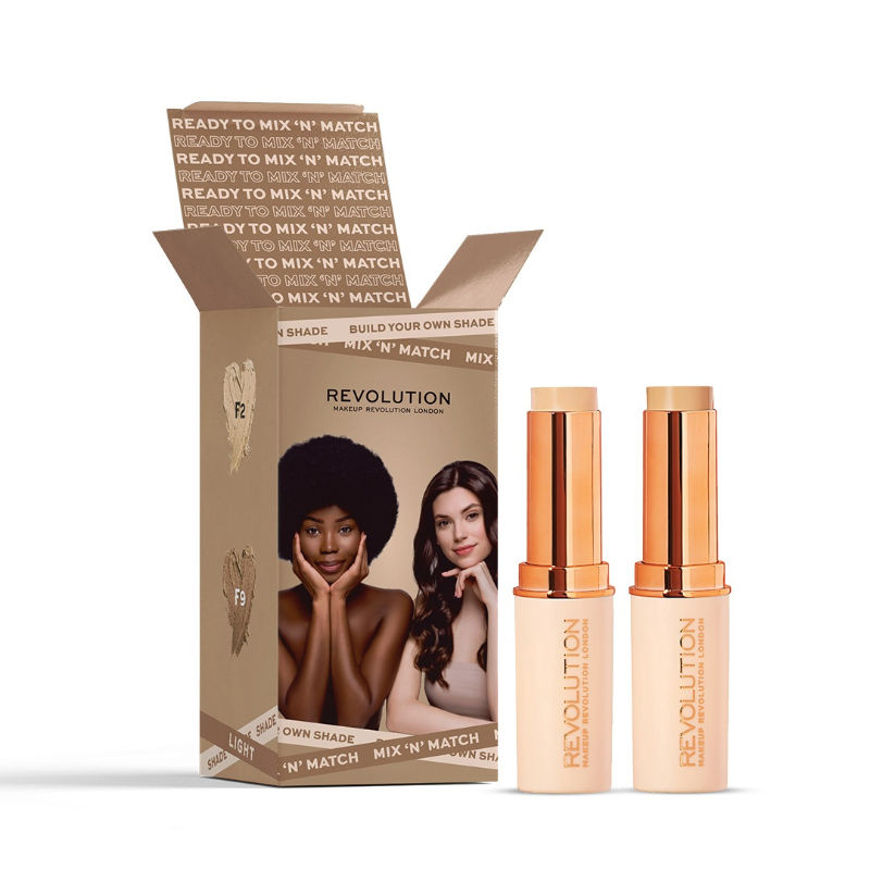 Buy Makeup Revolution Mix 'n' Match - Light - F2 And F9 Online
