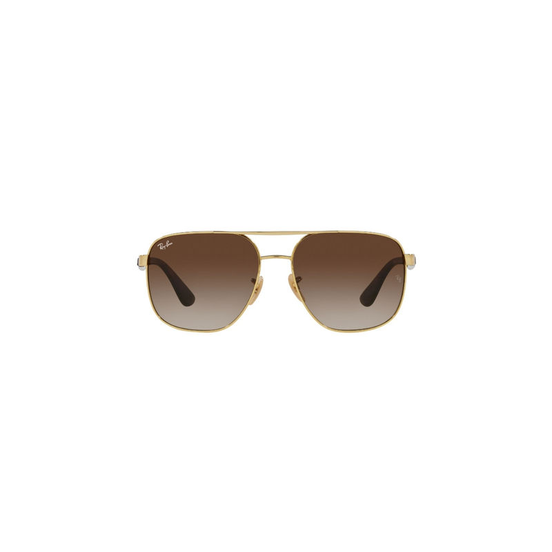 Buy Ray-Ban Core Sunglasses 0Rb3678I001-1358- Square- Gold Frame- Brown ...