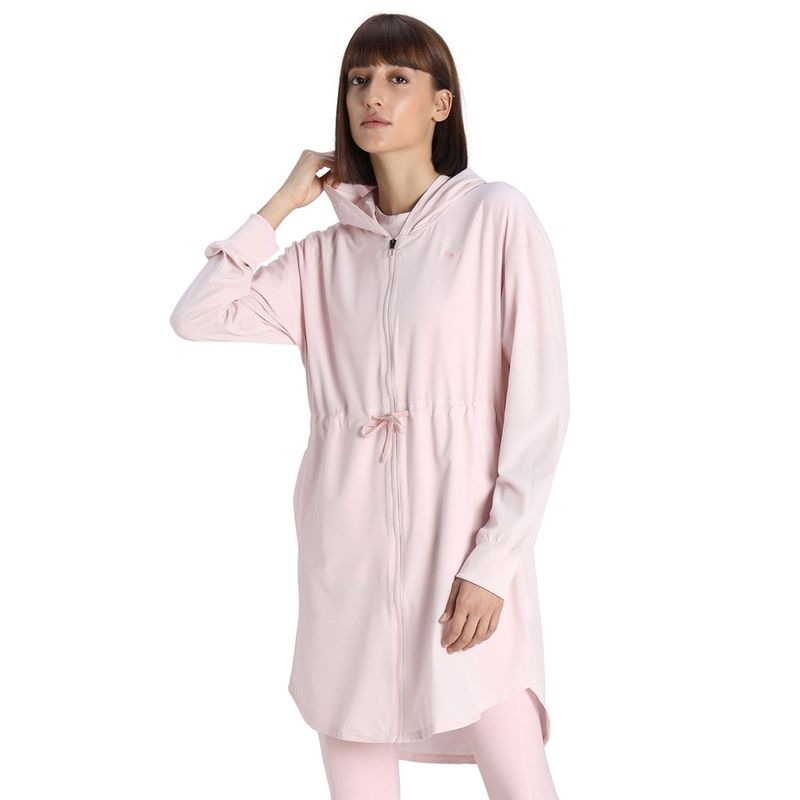 Puma STUDIO Flow Womens Pink Yoga Jacket: Buy Puma STUDIO Flow Womens ...