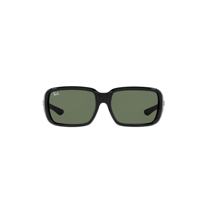 Buy Ray-Ban Kids Unisex UV Protected Green Lens Rectangle Sunglasses ...