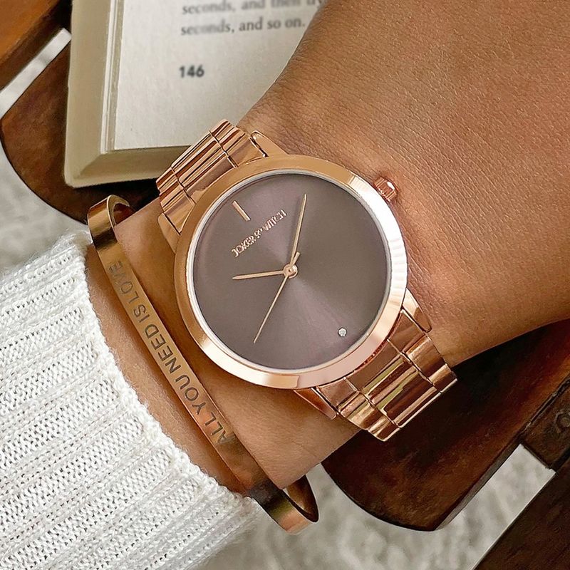 Buy Joker & Witch Sofia Rose Gold Watch Bracelet Stack (L) Online