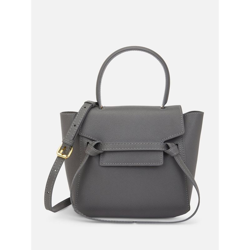 Buy Carry City Cici Mini In Pure Leather Grey Women Handheld Hand Bag ...