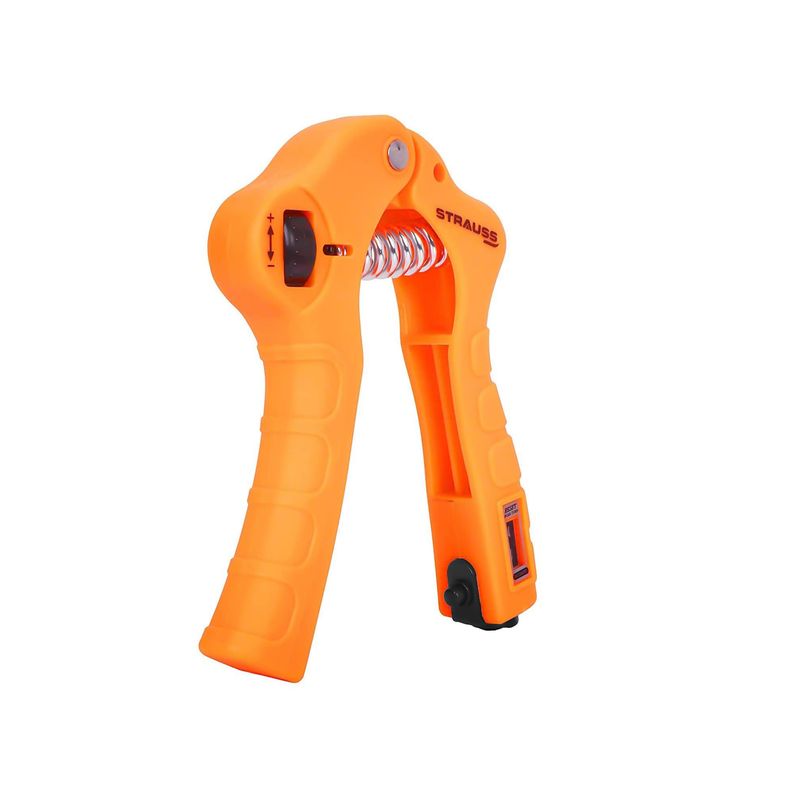 Buy Strauss Adjustable Hand Grip Strengthener with Counter - Orange Online
