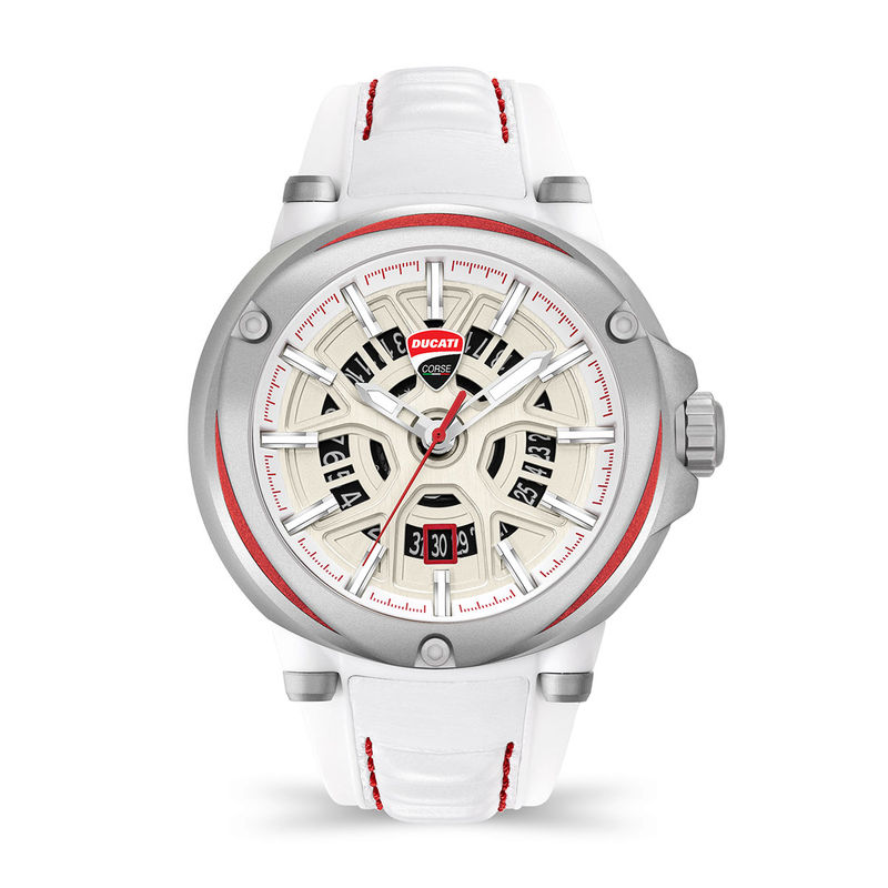 Buy Ducati Corse Partenza White Dial Analog Watch - Dtwgn0000105 (M) Online