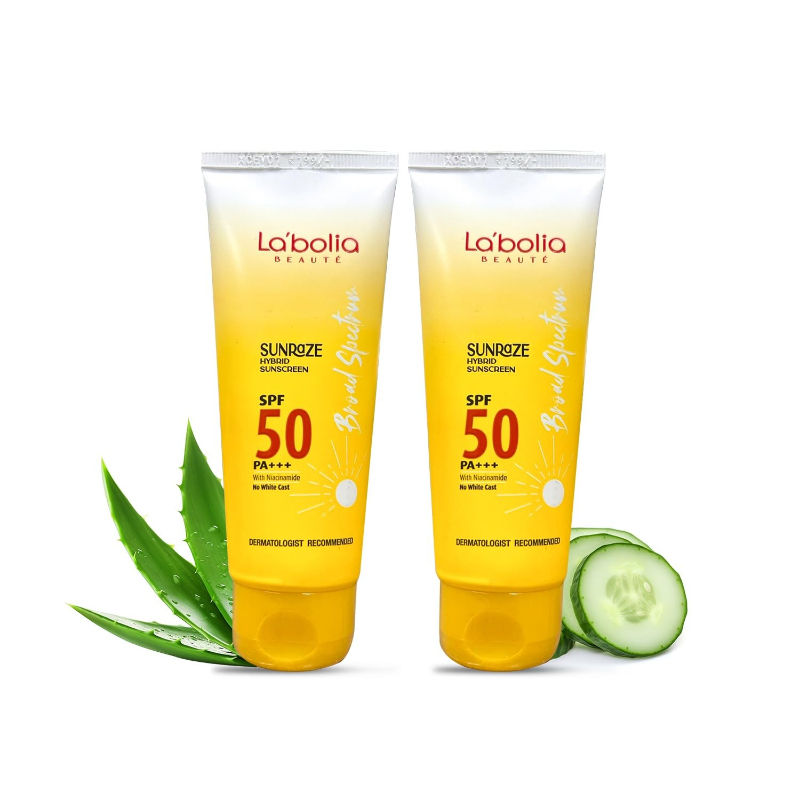 Buy Labolia Beaute Sunraze Spf 50 Pa+++ For Glowing Skin, No White Cast ...