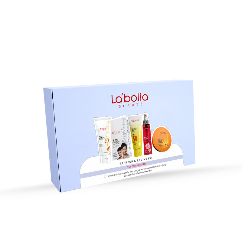 Buy Labolia Beaute Refresh & Revive Kit For Dry Skin Men - Deep ...
