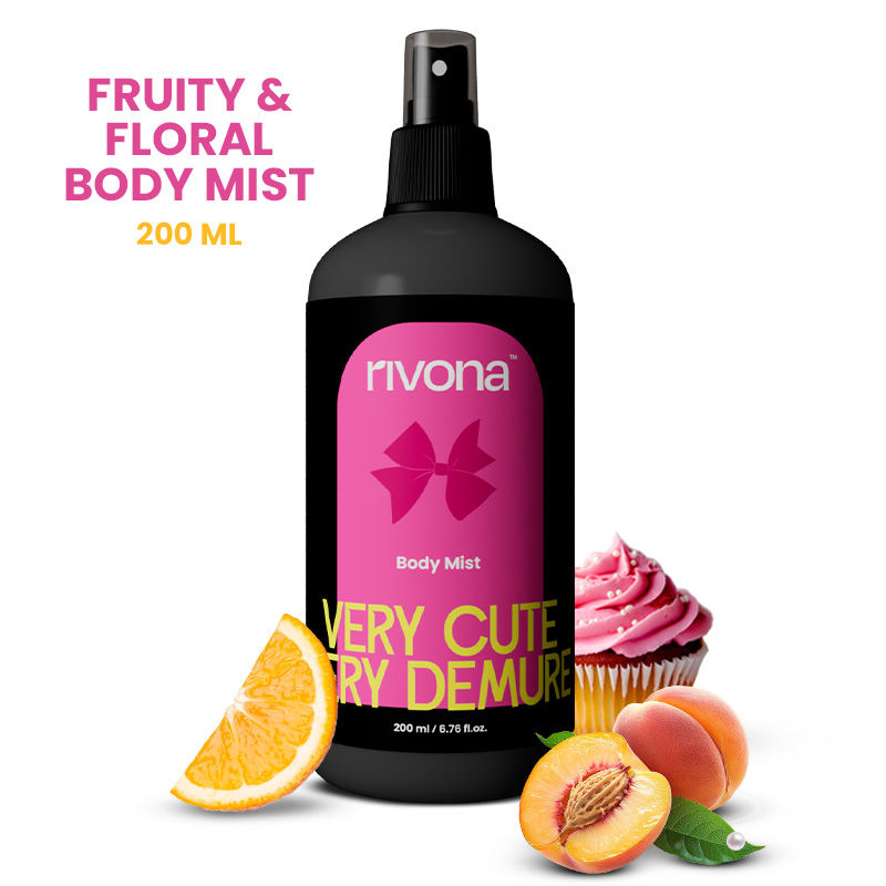 Buy Rivona Naturals Very Cute, Very Demure Floral & Fruity Perfume Body ...