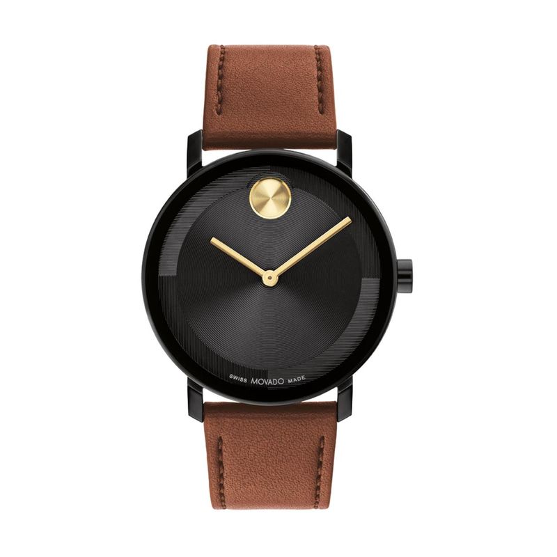 Buy Movado Men Bold Black Round Dial Analog Watch - 3601083 Online