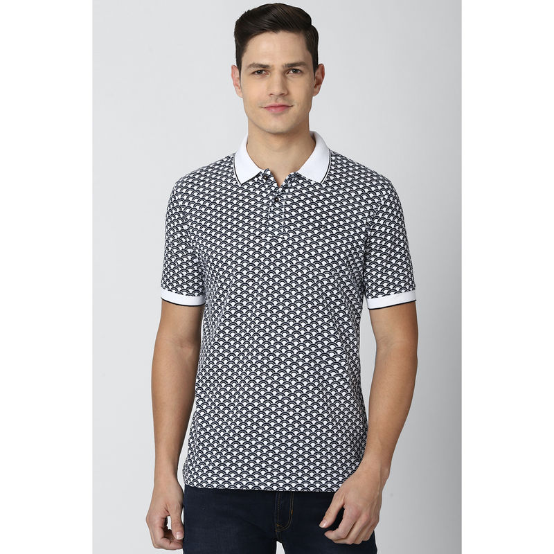 Buy Peter England Men White Polo T-shirt Online